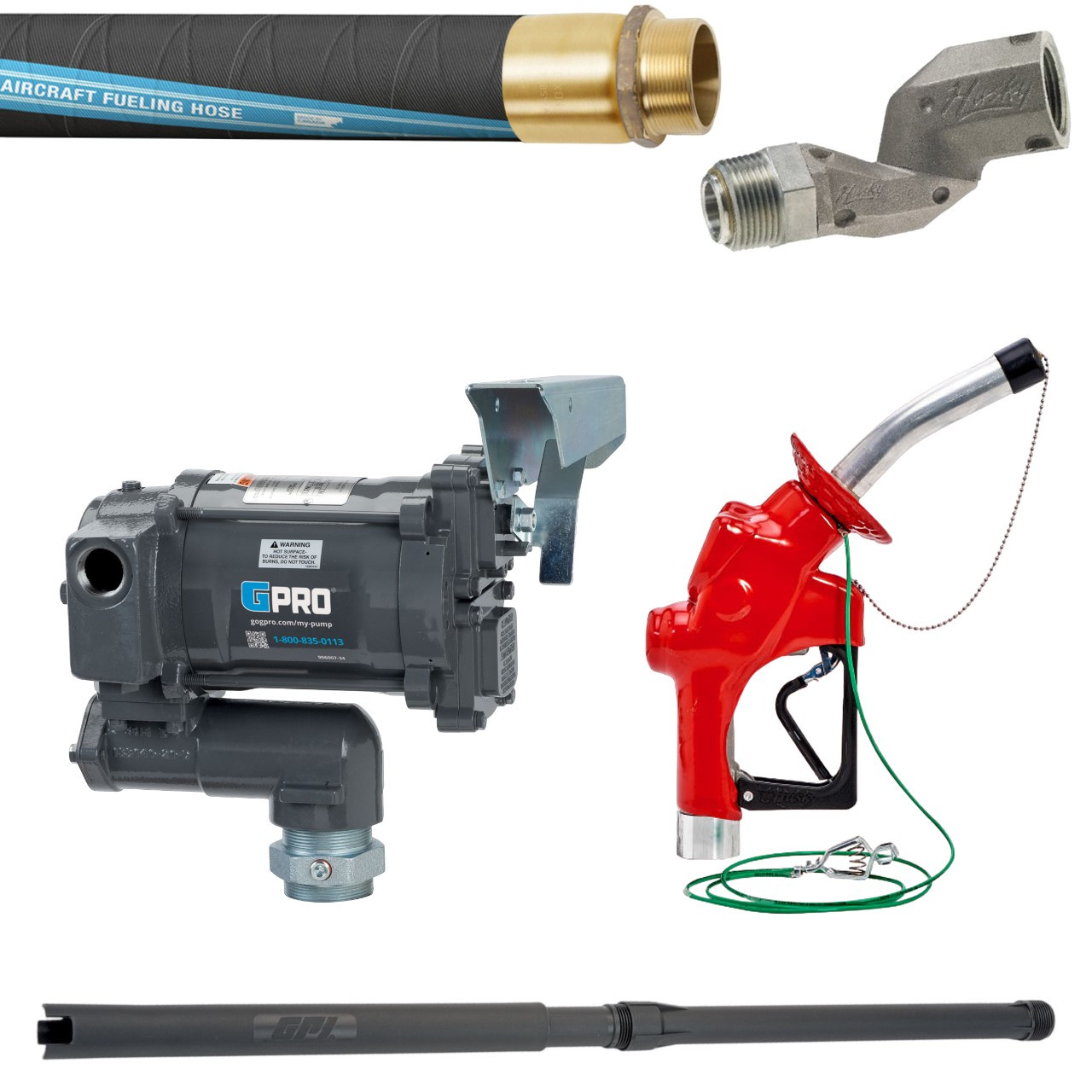 GPI GPRO 20 GPM 115V Aviation Fuel Transfer Pump Package – Todo Proveedor